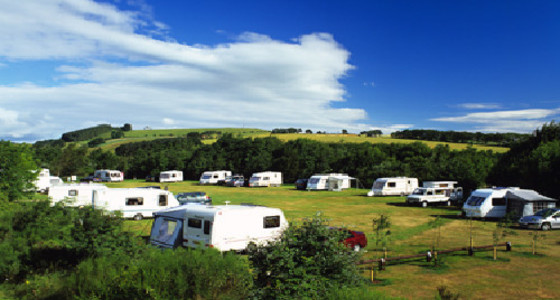 River Breamish Caravan and Motorhome Club Site, Alnwick, Northumberland