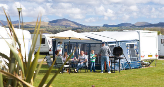 White Tower Caravan Park, Caernarfon, Gwynedd