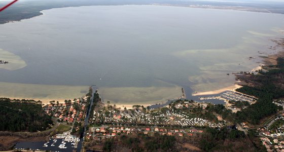 Le Lac De Sanguinet, Sanguinet, Landes